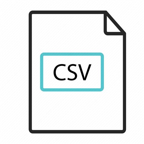 Comma Separated Values File Csv Icon Extention File Mime Type Icon Spreadsheet Icon Table