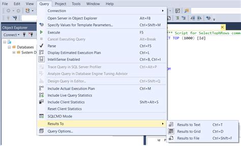 Sql Server Save Output Of Multiple Queries Into File Stack Overflow