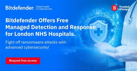 Bitdefender On Linkedin Bitdefender Offers Free Managed Threat Detection And Response For Nhs…