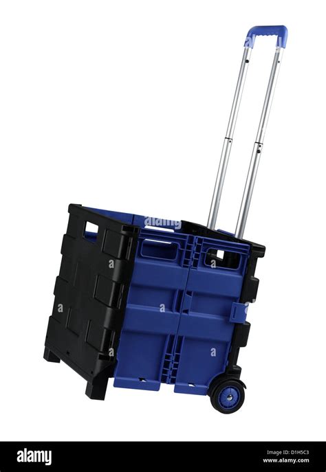 Roller Container With Wheels Isolated On White Background Stock Photo Alamy