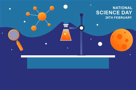Flat National Science Day Background Graphic By 2qnah · Creative Fabrica