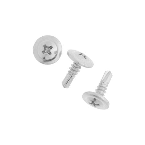 Саморезы ТУНДРА с прессшайбой сверлоконечные 4 2x13 мм оцинкованные 1 кг 9511150