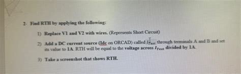 Solved Figure 2 Circuit To Be Simplified Into Its