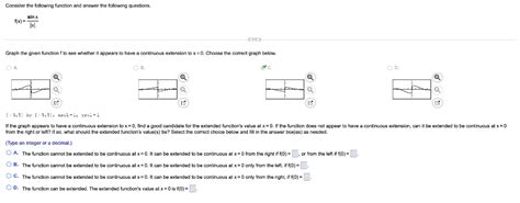 Solved Consider The Following Function And Answer The Chegg Com