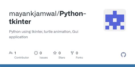 Github Mayankjamwalpython Tkinter Python Using Tkinter Turtle Animation Gui Application