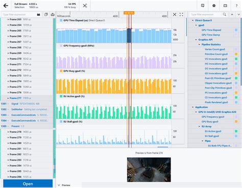 Analyze GPU Bound Applications With Graphics Frame Analyzer