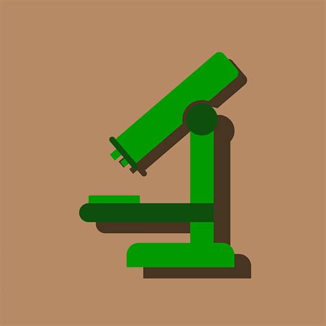벡터 플랫 아이콘 디자인 컬렉션 의료 현미경 Ai Eps Uidownload