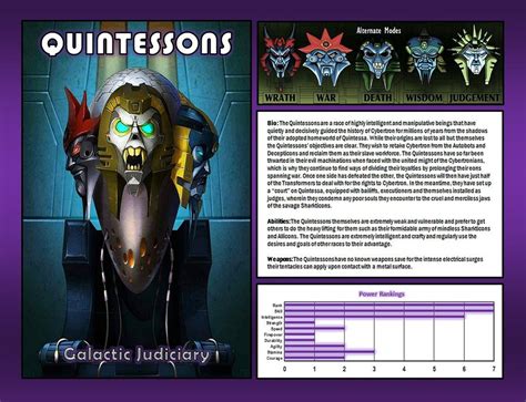 Transformers Quintessons