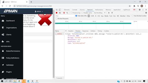 failed to publish api · issue 20 · apiman apiman docker · github