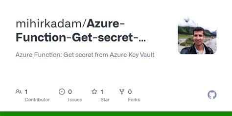 Github Mihirkadamazure Function Get Secret From Azure Key Vault Azure Function Get Secret