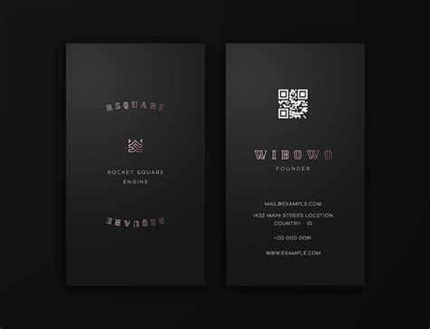 블랙 명함 목업 벡터 Freepik에서 무료 고품질 벡터를 다운로드하세요 Freepik