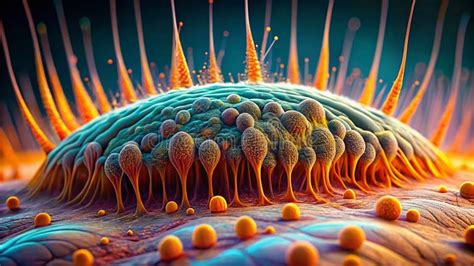 Unveiling The Microscopic World A Deep Dive Into Human Scalp And Hair Follicle Histology Stock