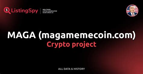 Maga Crypto Project Magatrump Token Listings Events Analysis Listingspy