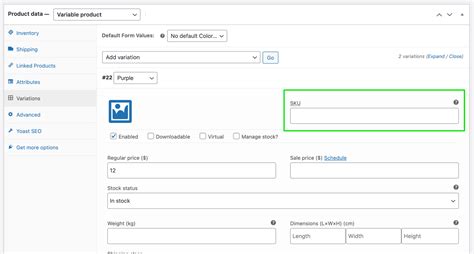 How To Add A SKU To Products In WooCommerce Yoast