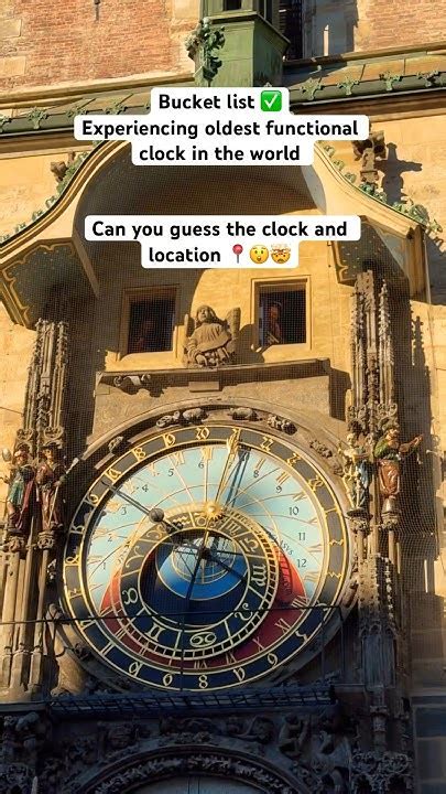 Oldest Clock🤯youtubeshorts Shortfeed Shorts Prague Travel