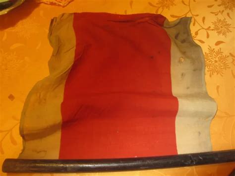 Deutsche Reichsbahn Ddr Signalflagge Fahne Vom Stellwerk Gleisbau Bahnhof Eur 3000