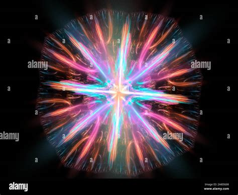 Bright Fractal Abstraction This Image Was Created Using Fractal