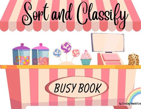 Sorting And Classifying Activity Book Sweet Shop By Creating