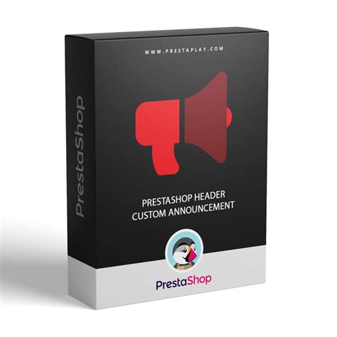 Custom Announcement Panel Prestashop Module Prestaplay