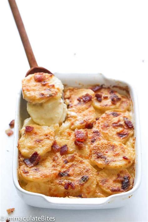 Bacon Scalloped Potatoes Immaculate Bites