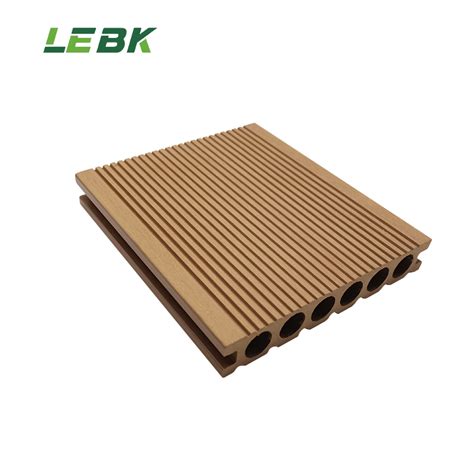 Traditional Vertical Grain Composite Decking Lebk Plastic Wood