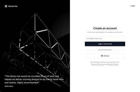 Authentication Shadcnui Theme Explorer
