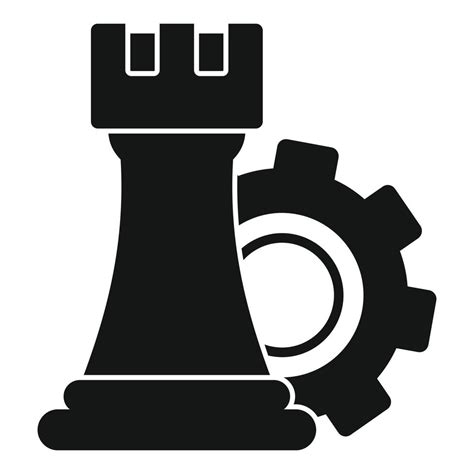 Gear Logic Icon Simple Style 14451929 Vector Art At Vecteezy