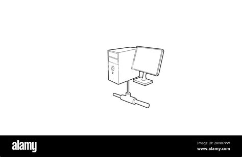 Computer Cpu Server Icon Stock Videos And Footage Hd And 4k Video Clips Alamy