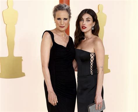 Andie Macdowell Brings Daughter Rainey Qualley To Oscars 2023 — See The