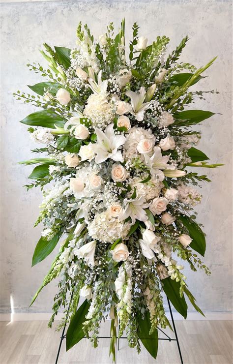 Peace Lilly Funeral Spray Funeral Floral Arrangements Funeral Flower