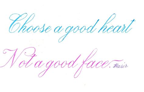 خوش خطی انگلیسی با خودکار ؛ مثالهای خیلی زیبا و مفهومی بالدلاین