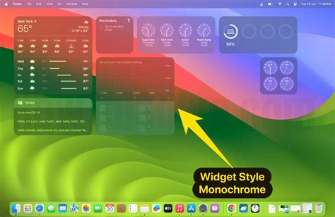 How To Fade Widgets In Macos Sonoma For Better Focus
