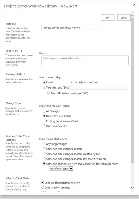 How To Get Notified Of Workflow Errors In Sharepoint Or Project Server