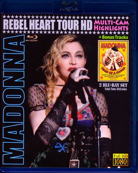 Madonna マドンナrebel Heart Tour Multi Cam Blu Ray Version