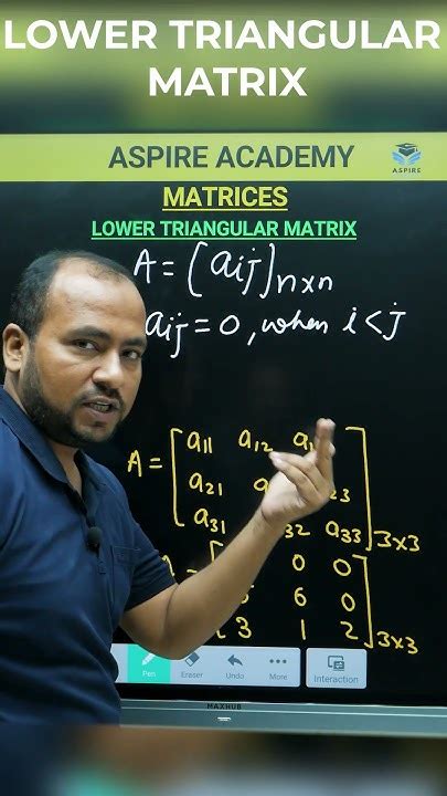 What Is Lower Triangle Matrix Lower Triangular Matrix Matrices