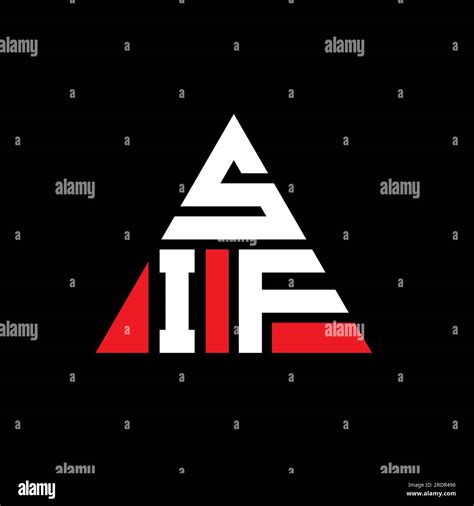 Sif Triangle Letter Logo Design With Triangle Shape Sif Triangle Logo