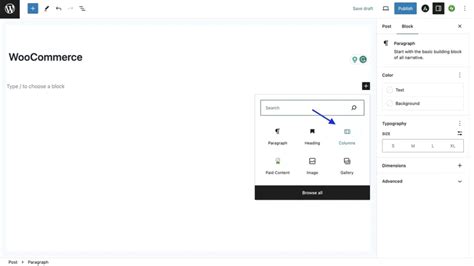 How To Convert From Container To Column Wordpress Webcapitan