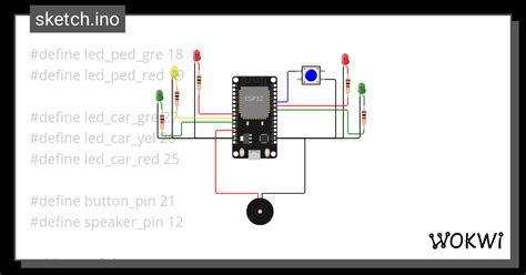 trafficlight copy copy wokwi esp32 stm32 arduino simulator