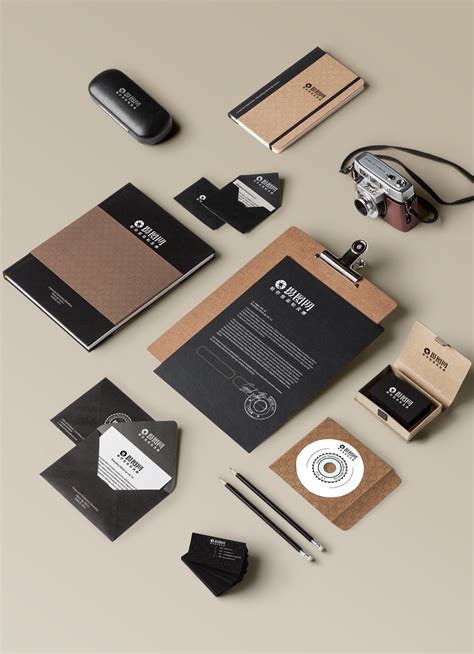 비즈니스 사무용품 Vi 목업mockup 이미지 사진 400641761 무료 다운로드