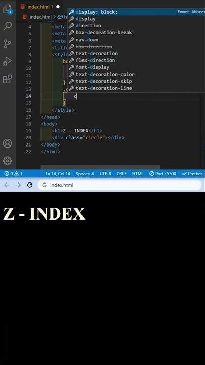 Circle Drawing Html Css And Vs Code Short Tutorial Webdesign Webdevelopment Css Html