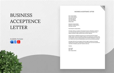 Quotation Acceptance Letter In Word PDF Google Docs Download Template Net