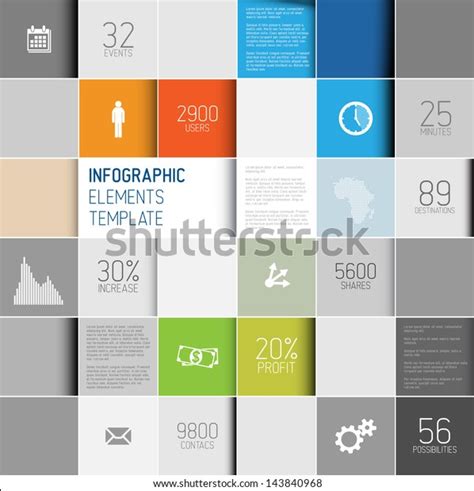Vector Abstract Squares Background Illustration Infographic Stock Vector Royalty Free