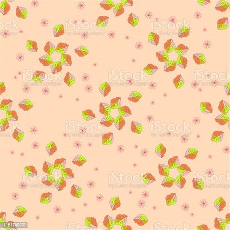 단풍의 매끄러운 질감 수분이 많은 가을 휴가 추상적인 녹색 잎이있는 원활한 벡터 배경 벡터 벡터 일러스트레이션 가을에 대한 스톡 벡터 아트 및 기타 이미지 Istock