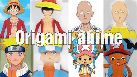 Origami Anime Characters Collection Part 1 Henry Phạm Anime