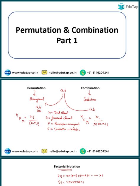 edu tap permutation combination pdf permutation mathematics
