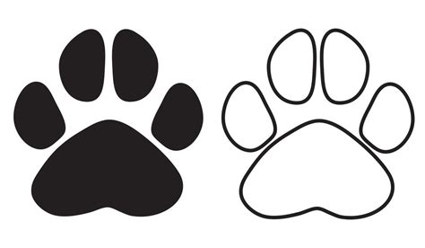 Tiger Paw Vector Art Icons And Graphics For Free Download
