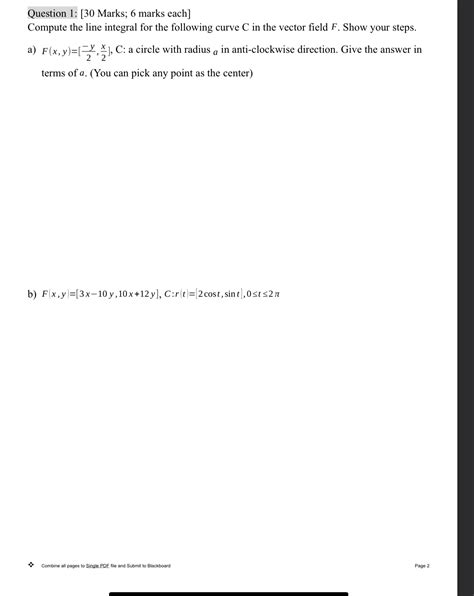 Solved Question 1 30 ﻿marks 6 ﻿marks Each Compute The