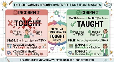 Tought Or Taught The Common Mistake Explained