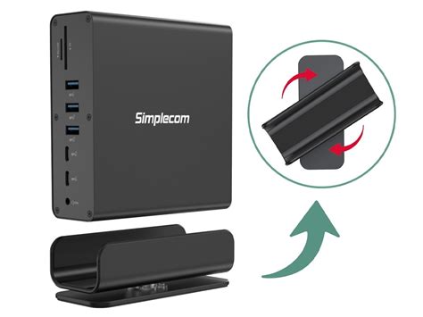 Simplecom Cht815 15 In 1 Usb C 4k Triple Display Mst Docking Station