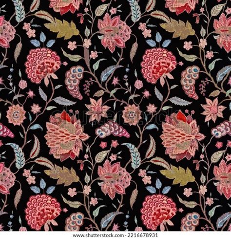 Fractal Art Textile Design Abstract Batik Stock Illustration 2216678931 Shutterstock